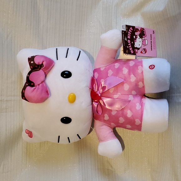 Holiday | Hello Kitty Valentine Side Stepper Dancing Animated Plush ...
